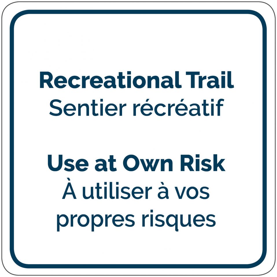 Trans Canada Trail | Signage 101: Installation recommendations