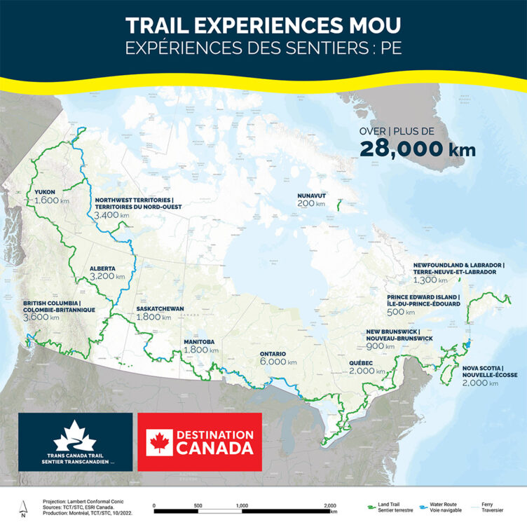 Trans Canada Trail | Trans Canada Trail and Destination Canada Form New ...
